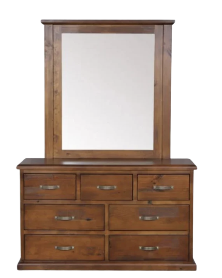 Felton 7-Drawer Dresser With Mirror - Bedroom Furniture – bedsandheadboards
